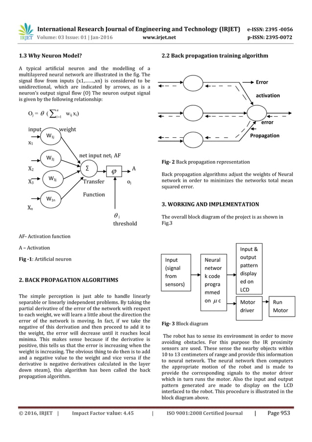 Neural Network Implementation Control Mobile Robot | PDF