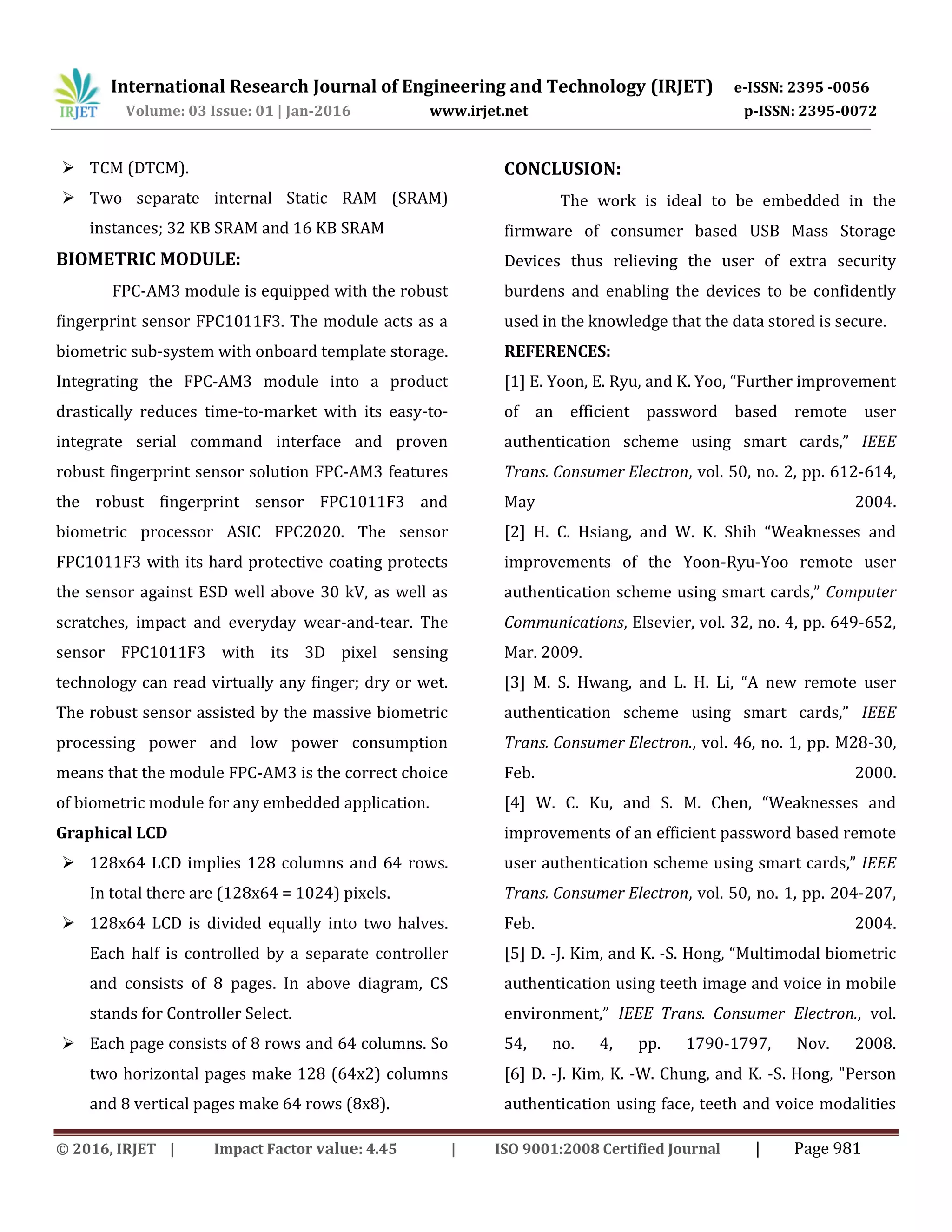 Security Protocols For Usb Mass Storage Devices Pdf Operating Systems Computer Software