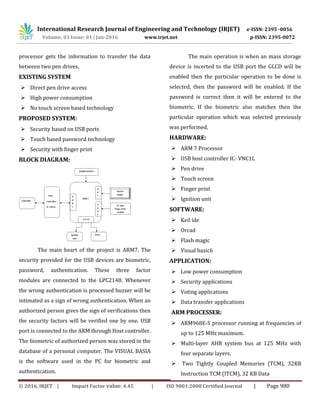 Security Protocols for USB Mass Storage Devices | PDF | Operating Systems | Computer Software ...