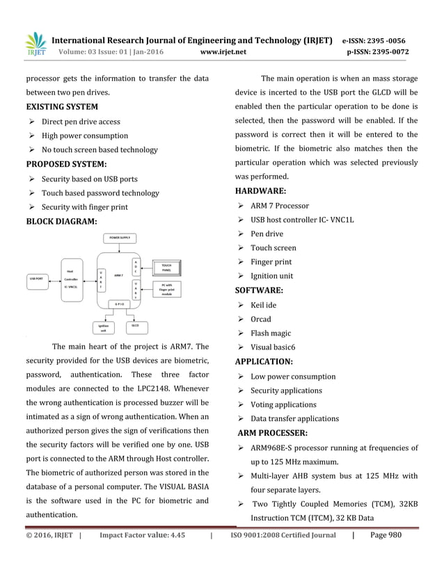 Security Protocols For Usb Mass Storage Devices Pdf Operating Systems Computer Software