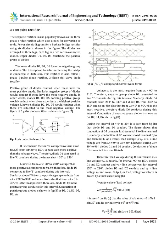 Multi Pulse Rectifier Using Different Phase Shifting Transformers and its THD Comparison for ...