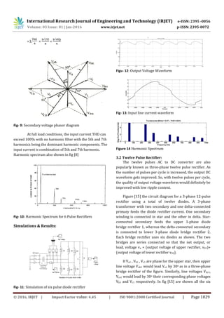 Multi Pulse Rectifier Using Different Phase Shifting Transformers and its THD Comparison for ...