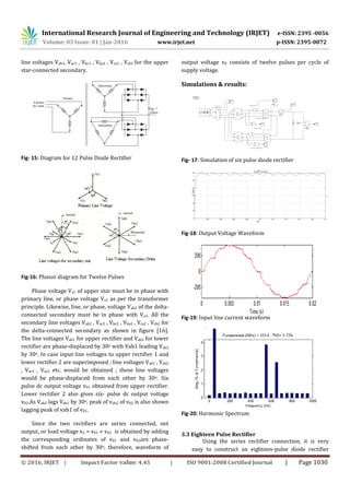 Multi Pulse Rectifier Using Different Phase Shifting Transformers and ...