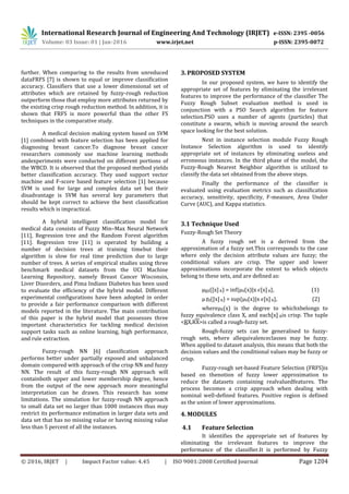 Diagnosis of Cancer using Fuzzy Rough Set Theory | PDF