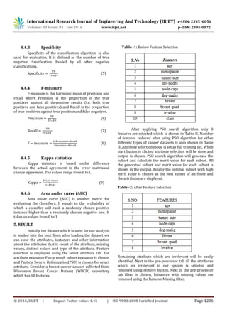 Diagnosis of Cancer using Fuzzy Rough Set Theory | PDF