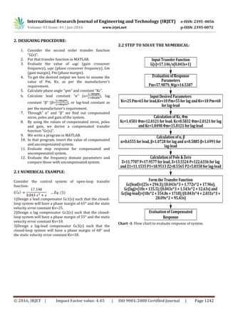 Design of Compensators for Speed Control of DC Motor by using Bode Plot Techniques | PDF
