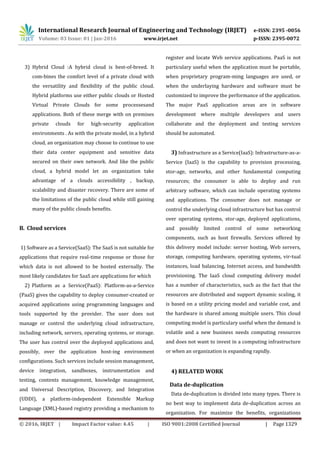 A Survey Paper on Removal of Data Duplication in a Hybrid Cloud | PDF
