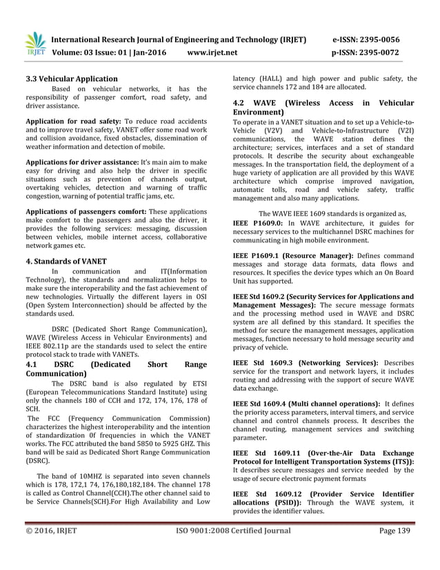 Overview of VANET with Its Features and Security Attacks | PDF | Computer Networking | Computing