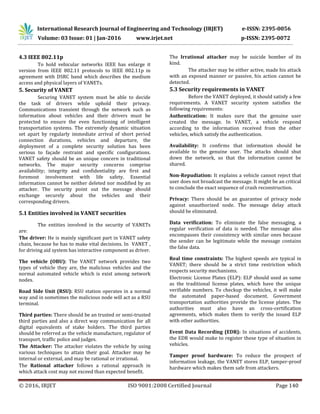 Overview of VANET with Its Features and Security Attacks | PDF | Computer Networking | Computing
