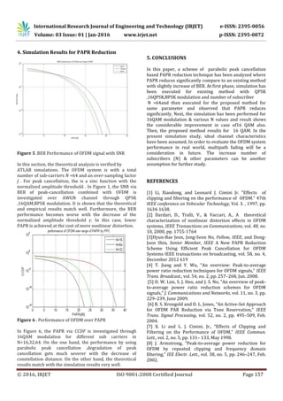 A Peak to Average Power Ratio (PAPR) Reduction in OFDM Systems | PDF