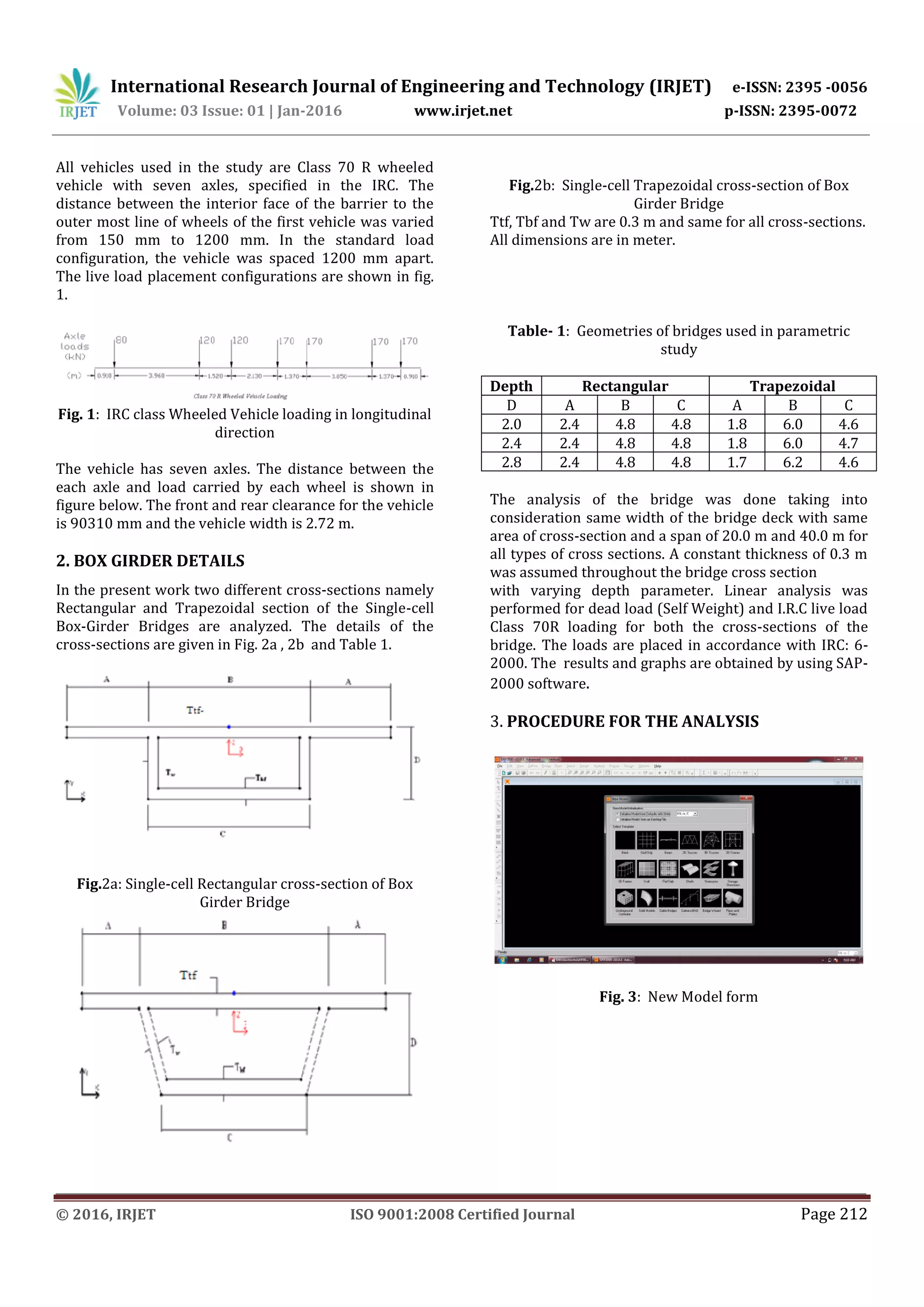 Parametric Study on Behavior 0f Box-Girder Bridges Using Finite Element Method | PDF | Civil ...