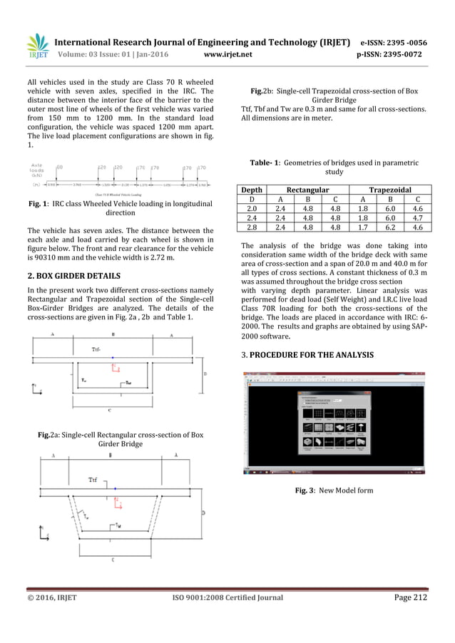 Parametric Study on Behavior 0f Box-Girder Bridges Using Finite Element Method | PDF | Civil ...