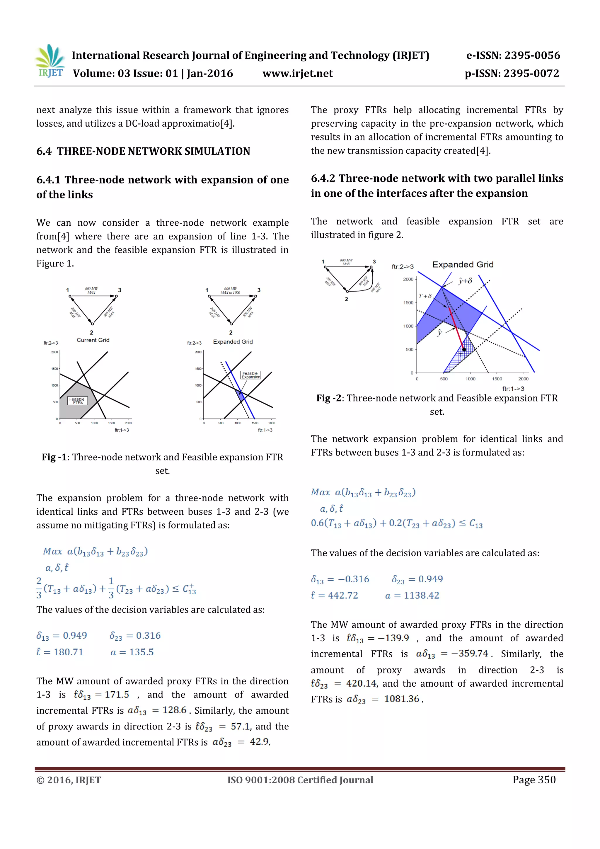 Financial Transmission Right effects on transmission expansion | PDF