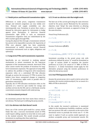 Financial Transmission Right effects on transmission expansion | PDF