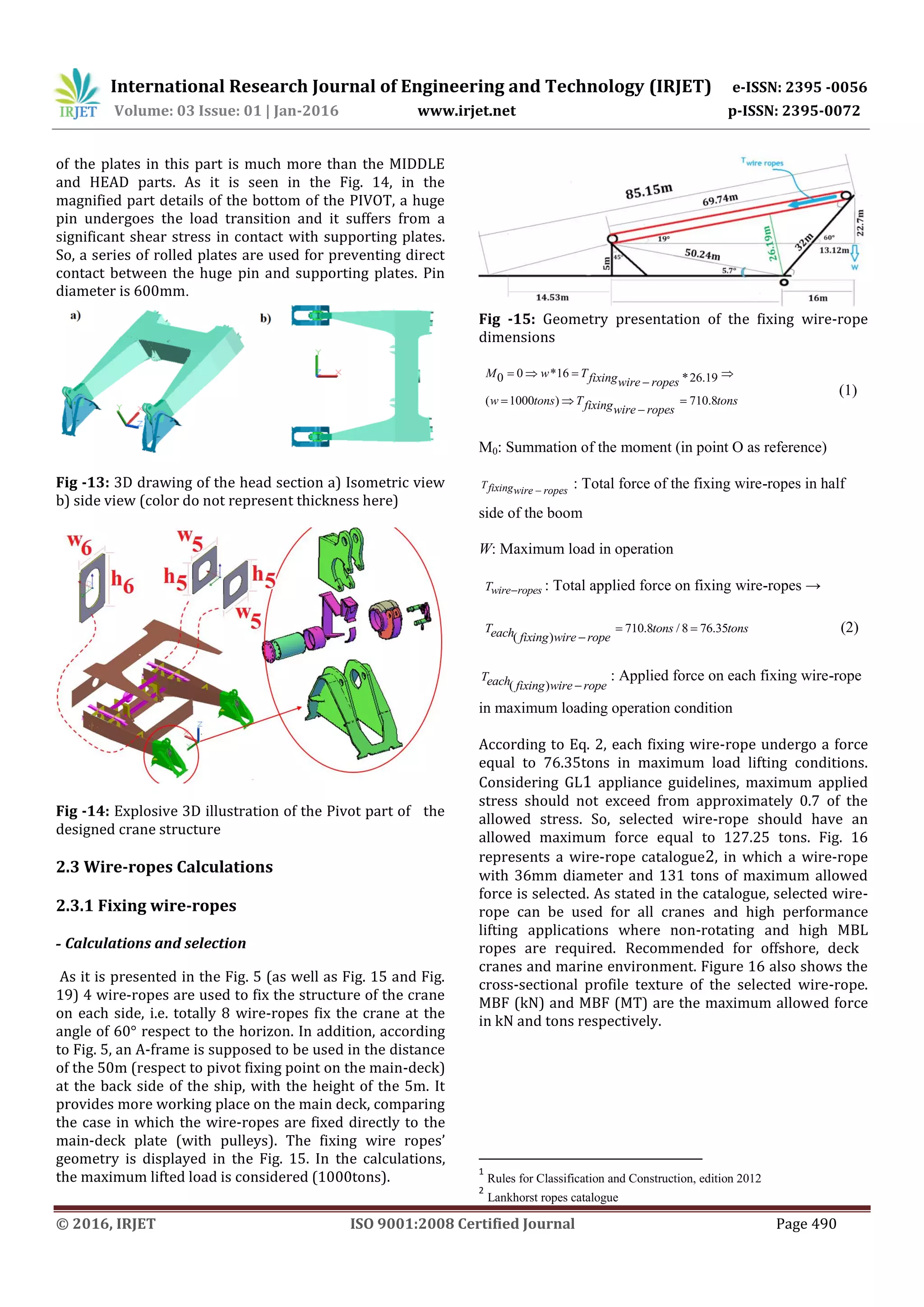 Boom Structural Design and Static Finite Element Analysis for a ...