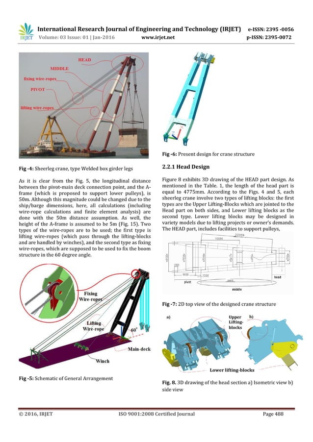 Boom Structural Design and Static Finite Element Analysis for a ...