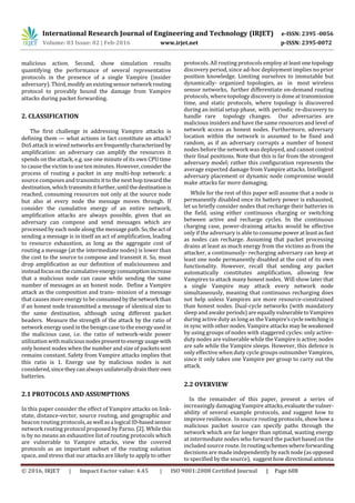 Defending Against Energy Draining Attacks In Wireless Sensor Networks Using Time Slot-Based ...
