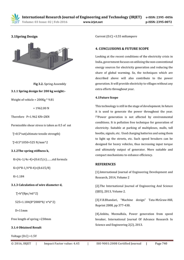 Electricity Generation Using Speed Breaker | PDF Electricity Generation Using Speed Breaker | PDF