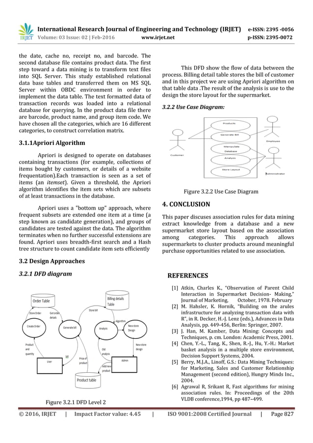 Data Mining Based Store Layout Architecture for Supermarket | PDF