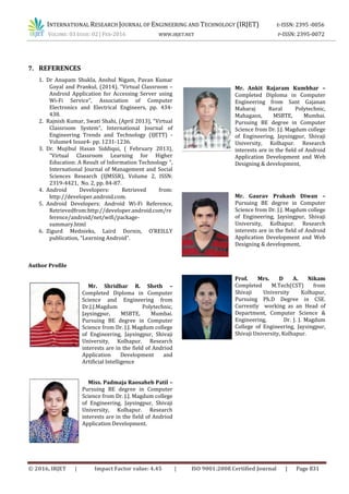 Virtual Classroom(Android Application for Accessing Server using Wi-Fi ...