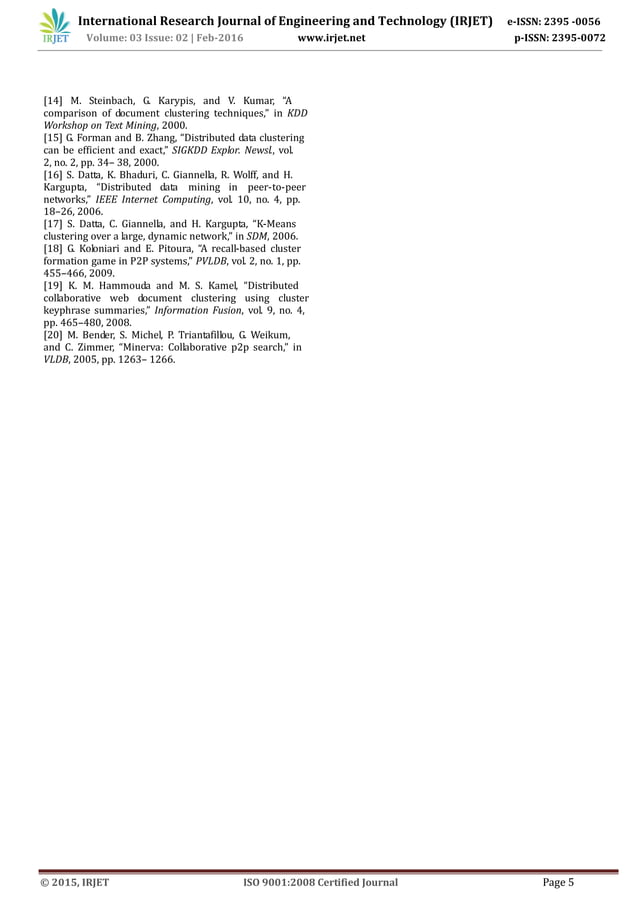 A Competent and Empirical Model of Distributed Clustering | PDF