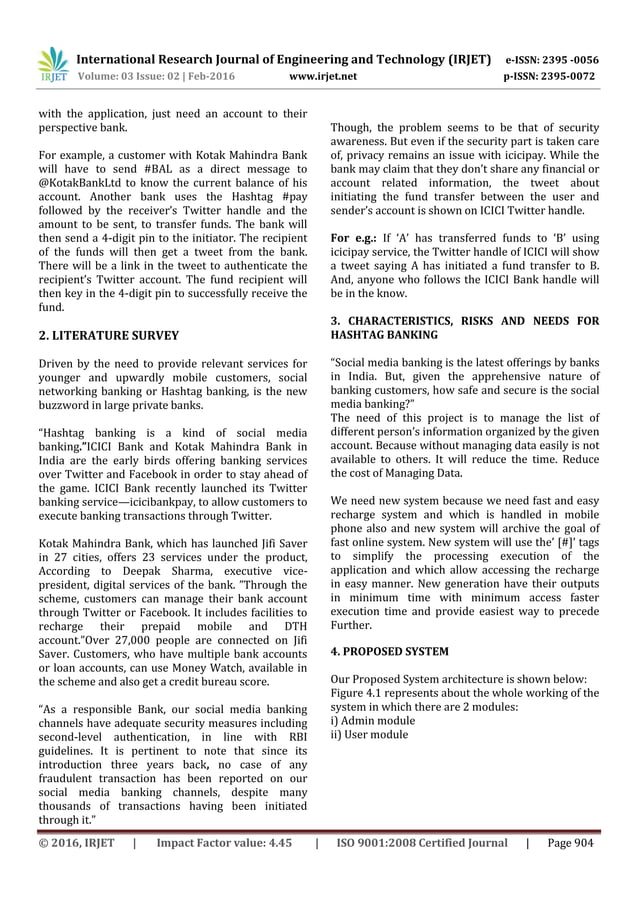 Hashtag Banking | PDF