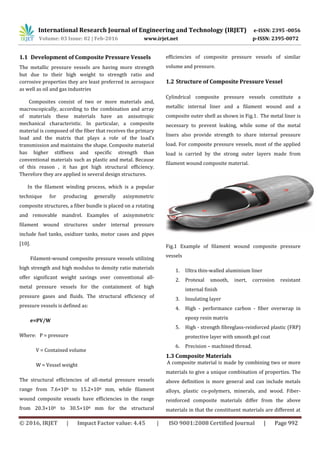 Design and Analysis of Composite Cylinder | PDF