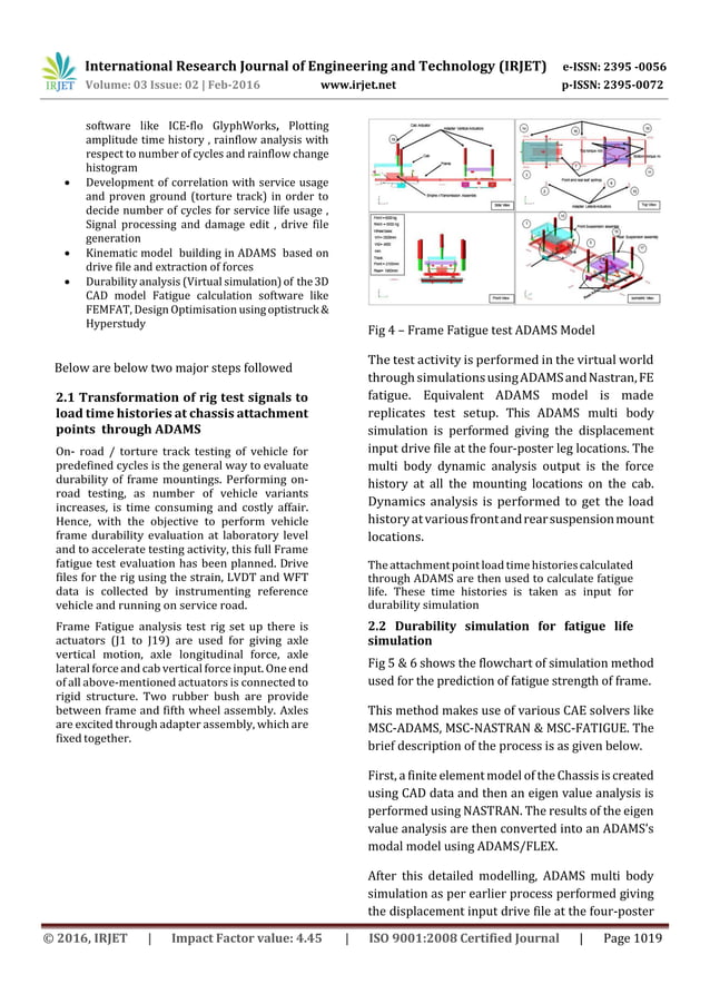 Virtual Durability Simulation for Chassis of Commercial vehicle | PDF