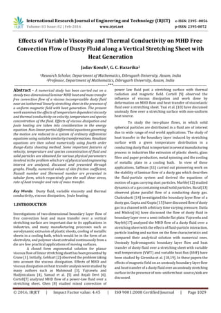 Effects of Variable Viscosity and Thermal Conductivity on MHD Free ...