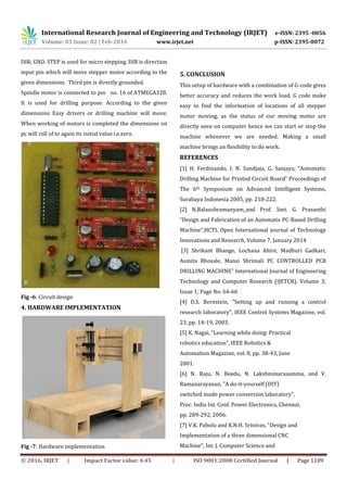 Automatic mini CNC machine for PCB drawing and drilling | PDF