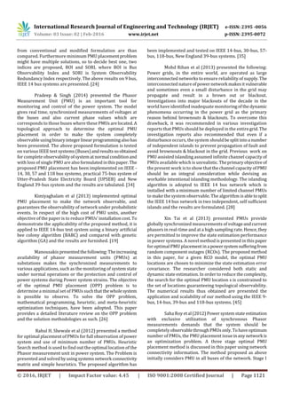 Wide Area Monitoring, Protection and Control (WAMPAC) Application in Transmission Grid-A ...