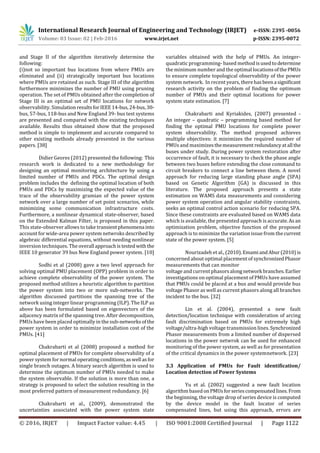 Wide Area Monitoring, Protection and Control (WAMPAC) Application in Transmission Grid-A ...