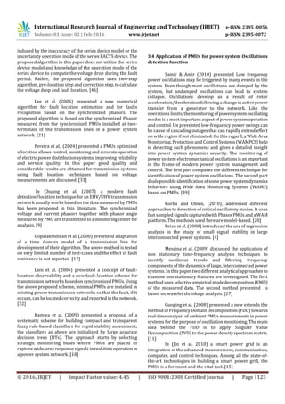 Wide Area Monitoring, Protection and Control (WAMPAC) Application in Transmission Grid-A ...