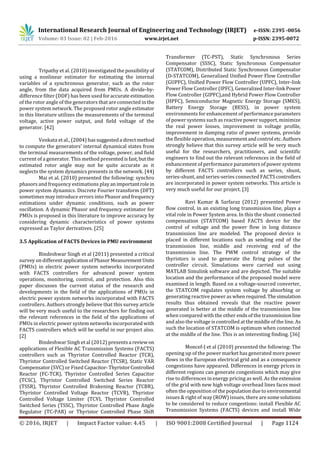 Wide Area Monitoring, Protection and Control (WAMPAC) Application in Transmission Grid-A ...