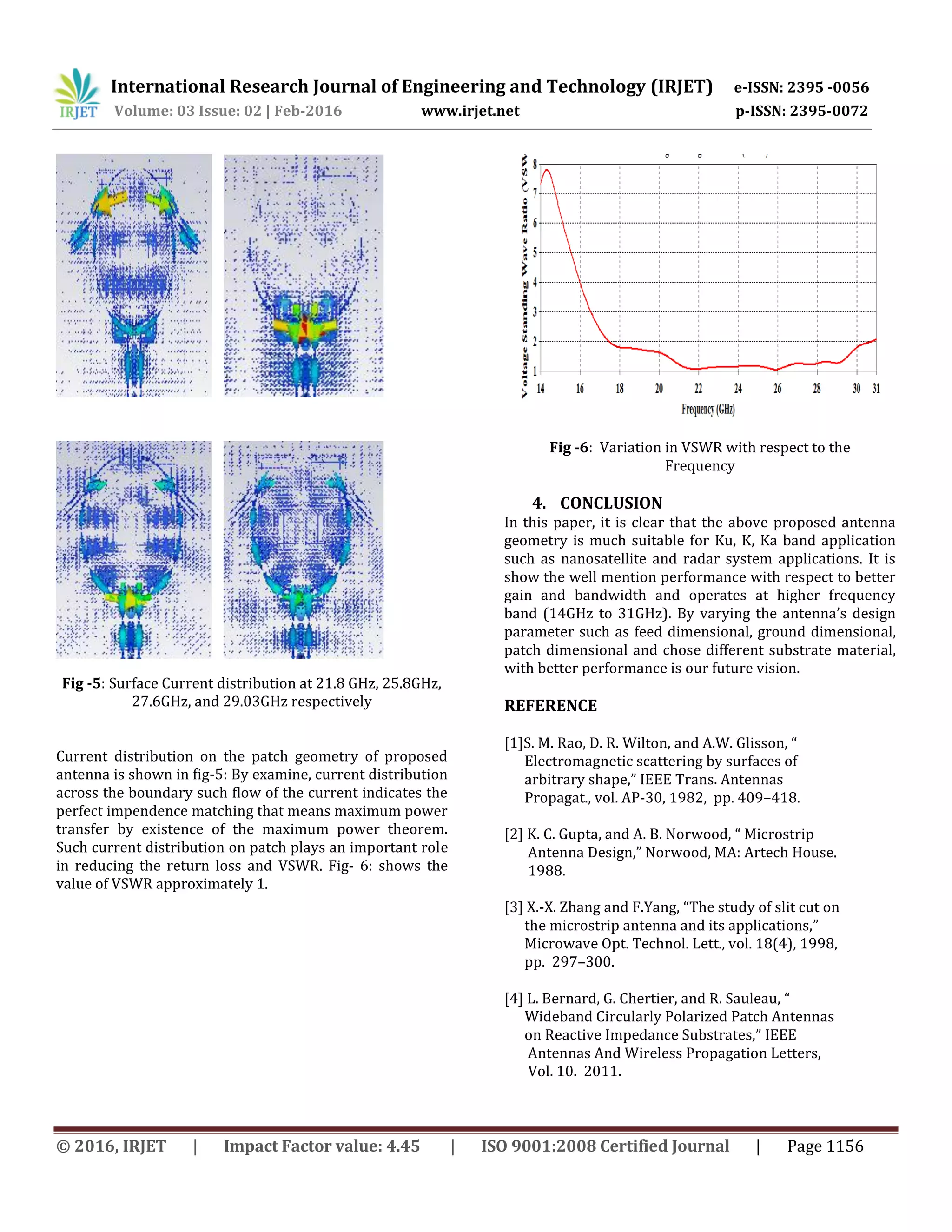 Ellipse Shaped Micro-Strip Patch Antenna for Ku, K and Ka Band ...