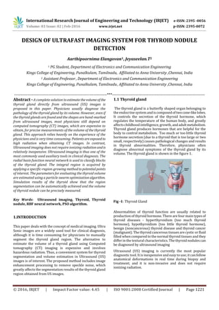 Design of Ultrafast Imaging System for Thyroid Nodule Detection | PDF