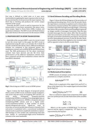 FPGA Implementation of BIST in OFDM Transceivers | PDF | Free Download