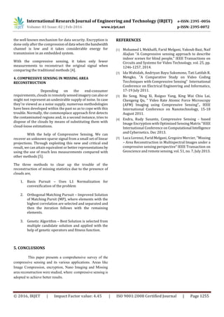 Various Applications of Compressive Sensing in Digital Image Processing ...