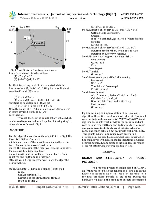 Vlsi Implementation Of Cordic Based Robot Navigation Processor Pdf