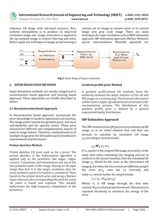 Analysis of Various Single Frame Super Resolution Techniques for better PSNR | PDF | Photo ...