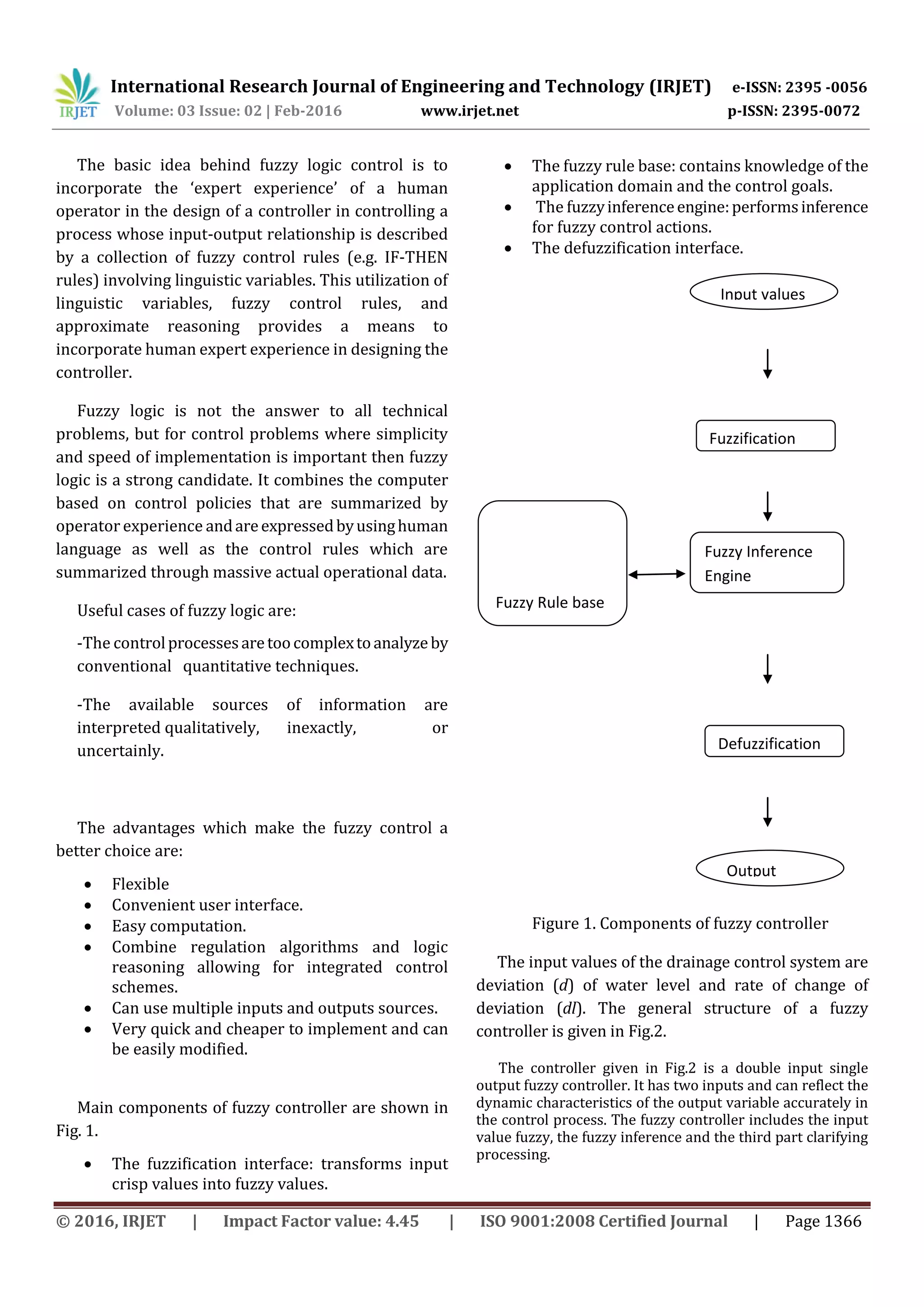 Fuzzy controlled mine drainage system based on embedded system | PDF