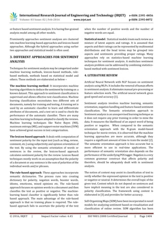 A Survey on Evaluating Sentiments by Using Artificial Neural Network ...