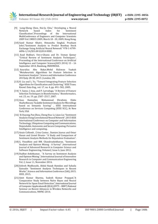 A Survey on Evaluating Sentiments by Using Artificial Neural Network | PDF | Internet | Computing