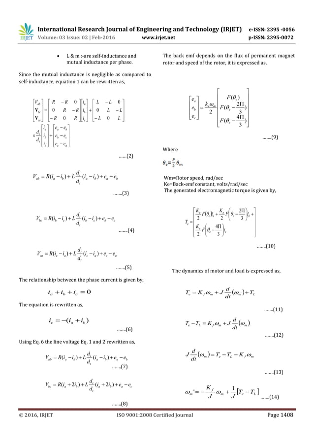 A Comparative Study of PID and Fuzzy Controller for Speed Control of Brushless DC Motor Drive | PDF