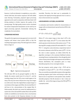 A Signal Processing Approach for Reducing LCD’s Motion Blur Effect | PDF