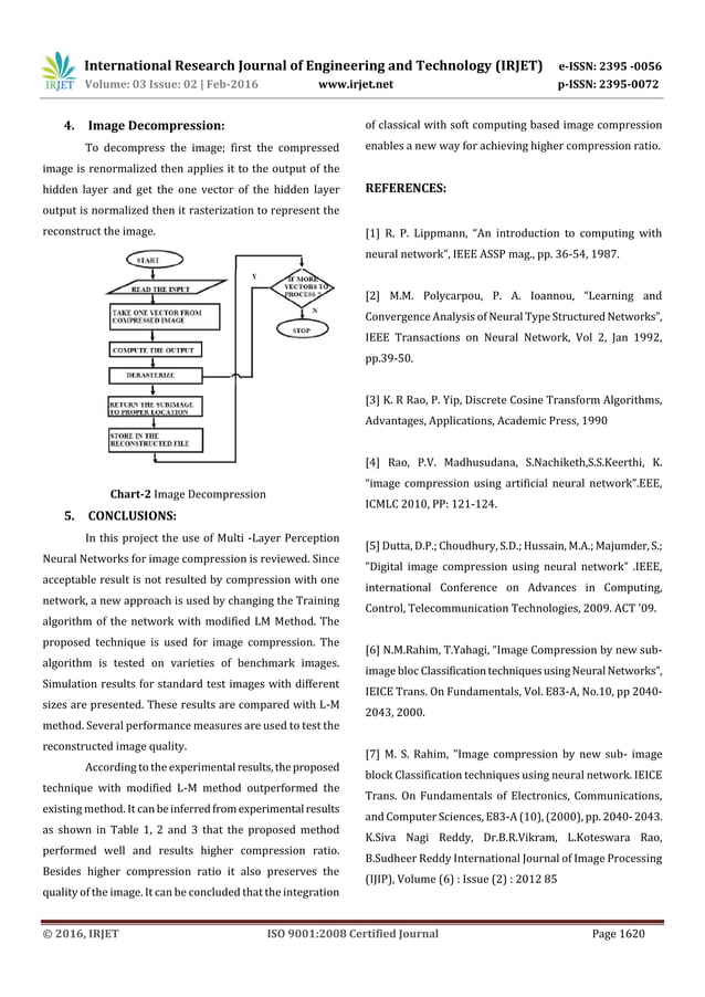 Image Compression and Reconstruction Using Artificial Neural Network | PDF