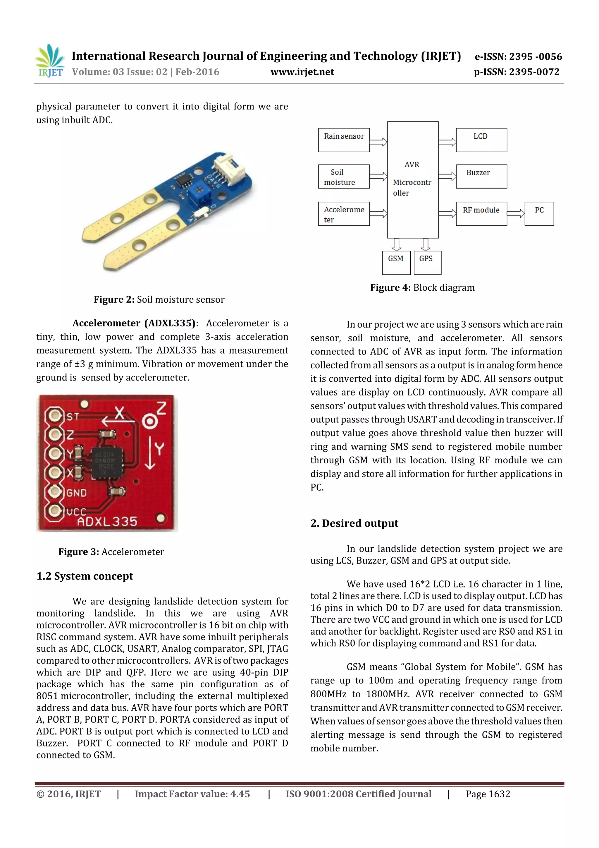 Landslide Detection System Using Avr Microcontroller Pdf