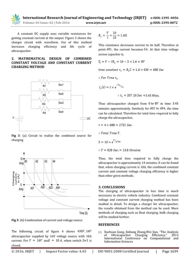 Ultracapacitor Charging Methods | PDF