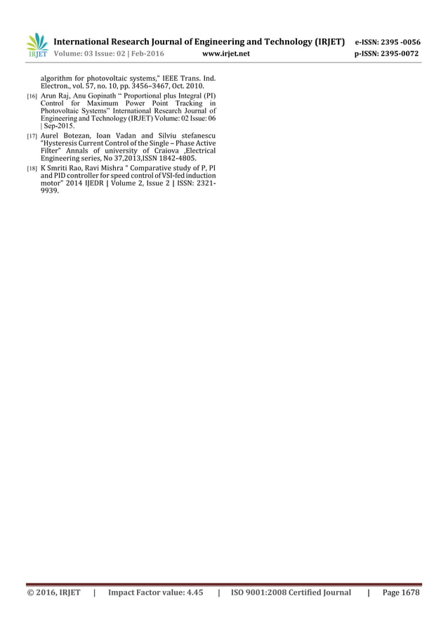Nonlinear Current Controller For A Single Phase Grid Connected Photovoltaic System Pdf