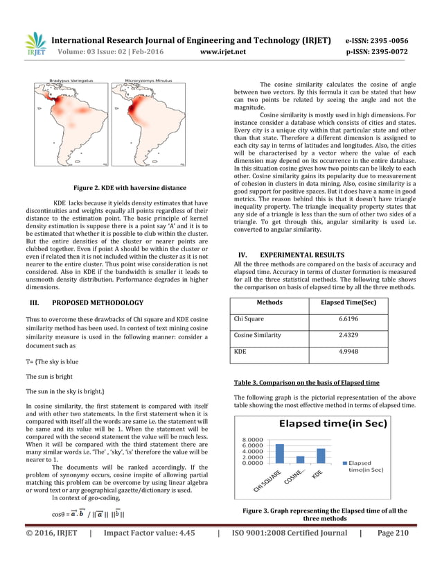 A Cluster Based Approach for Geographic Mapping | PDF
